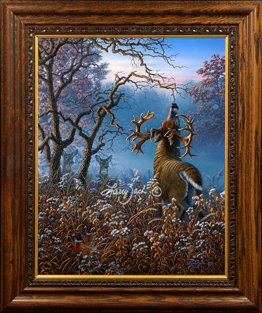 Trophy Bucks of Iowa I – Deric Sieck Buck - painting by Larry Zach ...